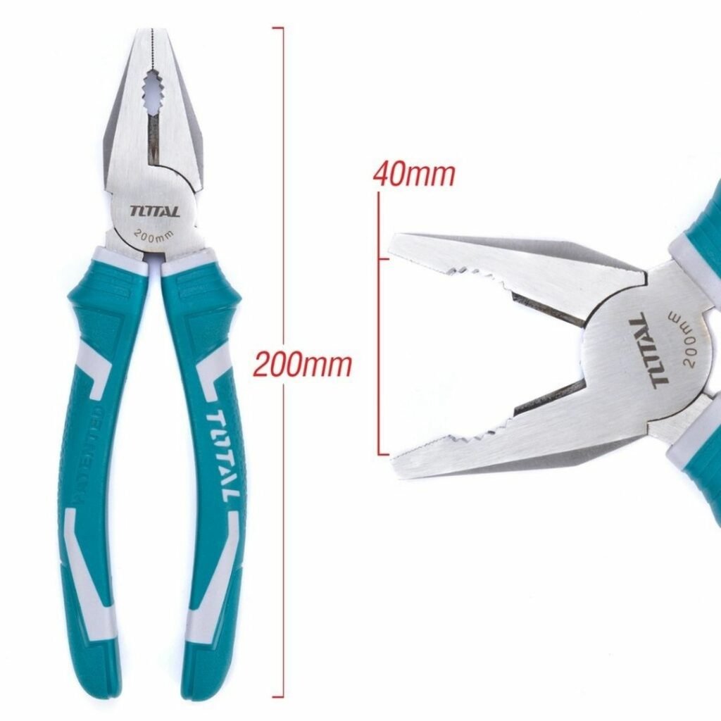 TOTAL – THT110806P Combination plier 8″/200mm - Tools Direct