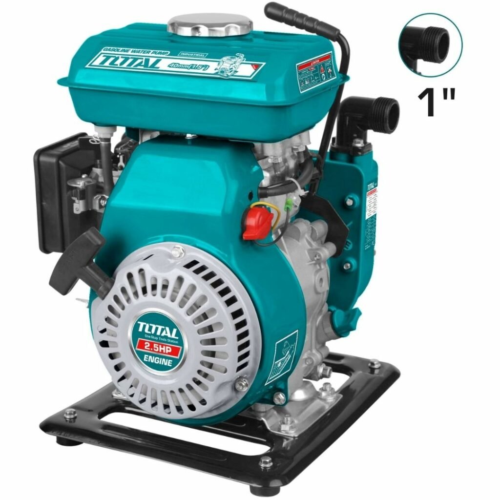 TOTAL – TP3101 Water Pump 2.5HP Gasoline Engine 1″ - Tools Direct